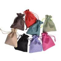 China Colored Small Linen 9cm Promotional Gifts Bags for sale