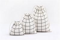 China Shopping Cotton Linen 14cm Promotional Gifts Bags for sale