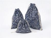 China Cotton Linen Pastoral Style AJ Promotional Gift Bags for sale