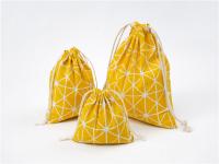 China Cotton Linen Pastoral Style AJ Promotional Gift Bags for sale