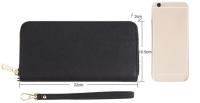 China Fashion Polyester  22cm Personalized Zipper Wallet for sale
