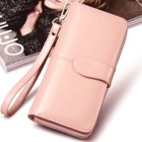 China Credit Card PU 19*9.5*3CM Personalized Zipper Wallet for sale