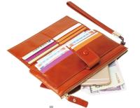 China Personzied 19*9*3CM Leather Women's Wallet With Card Holder for sale