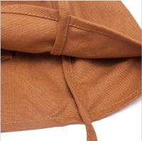 China 34cm brown quality canvas single shoulder Reusable Shopping Bags for sale