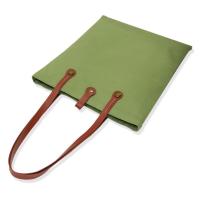 China Leather Handles Travel 33cm Reusable Cart Bags for sale