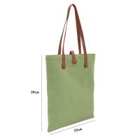 China Leather Handles Travel 33cm Reusable Cart Bags for sale