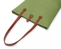 China Leather Handles Travel 33cm Reusable Cart Bags for sale