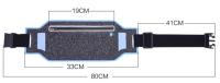 China Waterproof Spandex Lycra 0.06kg 80cm Sport Fanny Pack for sale