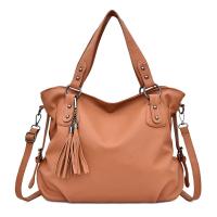 China Shoulder Faux Zipper Ladies Designer Handbags With Tassel for sale