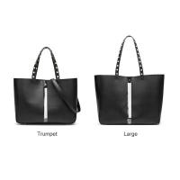 China OEM PU Leather Luxury Lady Bags 31X13X36CM for sale