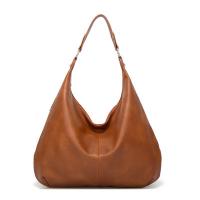China Black PU leather single shoulder 48cm Luxury Lady Bags, arm bags for sale