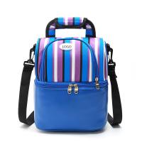 China Waterproof Polyester 27cm Insulated Reusable Grocery Bags for sale