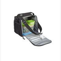 China Leakproof PE Foam 30cm Insulated Zippered Grocery Bags for sale