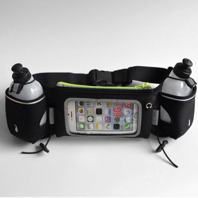 China Neoprene Rubber Badge logo 49.5cm Running Waist Bag for sale