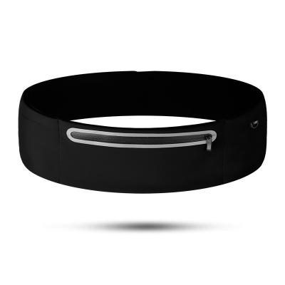China Adjustable Sports Lycra 25cm Waist Pack Running Belt for sale
