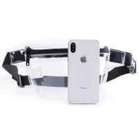 China Transparency Leisure PVC 16*9*30cm Running Waist Pack for sale