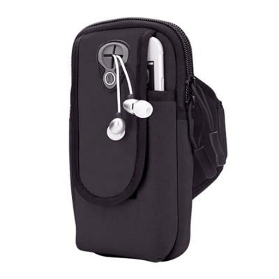 China Outdoor Neoprene 15.5x11x2cm Sports Armband Pouch for sale