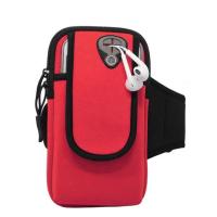 China Outdoor Neoprene 15.5x11x2cm Sports Armband Pouch for sale