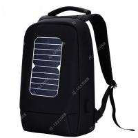 China Outdoor Solar Power Panel AJ Business Laptop Backpacks for sale