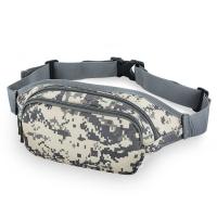 China Zipper Closer Polyester Camouflage 2.5L Outdoor Waist Pack for sale