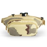 China Zipper Closer Polyester Camouflage 2.5L Outdoor Waist Pack for sale