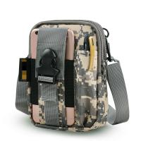 China 11.5x5x18cm 9L Oxford Camouflage Waist Bag for sale