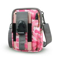 China 11.5x5x18cm 9L Oxford Camouflage Waist Bag for sale