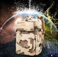 China Shoulder black military backpacks 40 L durable Camo Backpacks bags for sale