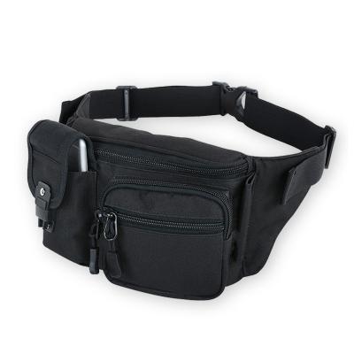 China Waterproof Black Crossbody 4L Outdoor Waist Pack for sale
