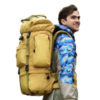 China Zipper Closure 65L Outdoor Camping Duffel Packsack for sale
