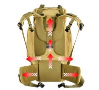 China Zipper Closure 65L Outdoor Camping Duffel Packsack for sale