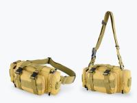 China Black Tan Oxford 7 Liter Outdoor Waist Pack Water Resistant for sale