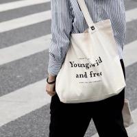 China Shoulder Carrying Cotton 30cm Canvas Tote Bags For Daily for sale