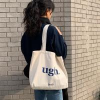 China Ugh Blue Letter Leisure 12Oz Single Shoulder Bags for sale