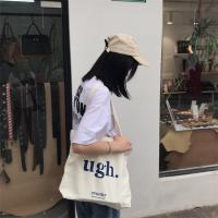 China Ugh Blue Letter Leisure 12Oz Single Shoulder Bags for sale