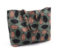 China Aesthetic Printing Pattern 6OZ Canvas Houlder Handbag for sale