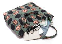 China Aesthetic Printing Pattern 6OZ Canvas Houlder Handbag for sale