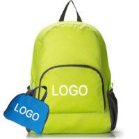 China Ultra Light green waterproof Nylon 42cm Promotional Gifts Pack Bag for sale