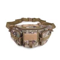 China Zipper Pillow Shape Oxford 20L Military Waist Bag for sale