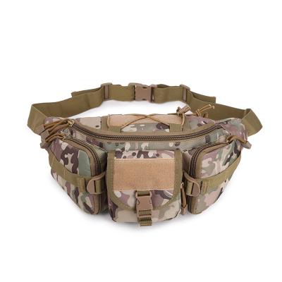 China Zipper Pillow Shape Oxford 20L Military Waist Bag for sale