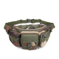 China Zipper Pillow Shape Oxford 20L Military Waist Bag for sale