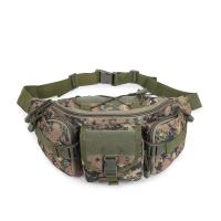 China Zipper Pillow Shape Oxford 20L Military Waist Bag for sale