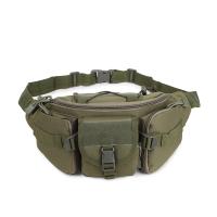 China Zipper Pillow Shape Oxford 20L Military Waist Bag for sale