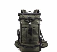 China Zipper Closure 50L Mountain Tactical Hiking Backpack for sale
