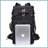 China Zipper Closure 50L Mountain Tactical Hiking Backpack for sale