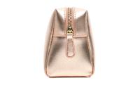 China Fashion Cosmetic Leather Golden Promotional Gifts Bags for sale