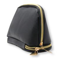 China Customized Black Saffiano PU Storage Bags For Traveler for sale