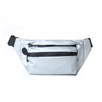 China Outdoor Waterproof Black Cross Body Pack Nylon Wallet Waist Pouch for sale