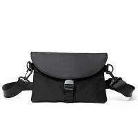China Crossbody Nylon Messenger Bags Black Shoulder With Wide Straps for sale