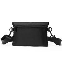 China Crossbody Nylon Messenger Bags Black Shoulder With Wide Straps for sale